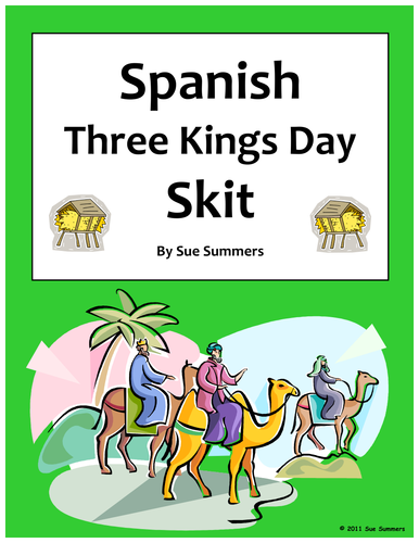 Spanish Three Kings' Day Skit - Speaking Activity - Christmas/Navidad ...
