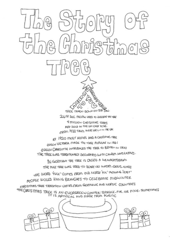 Christmas Tree History | Teaching Resources