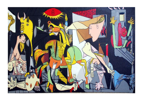 Picasso Guernica Viewfinder Drawing/Painting | Teaching Resources