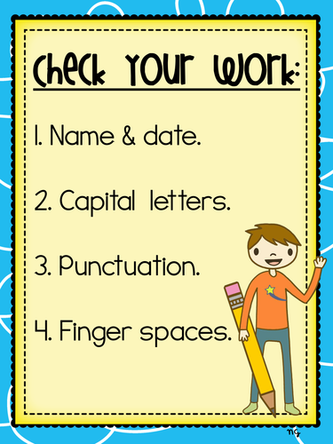 Writing Checklist Prompt Poster | Teaching Resources