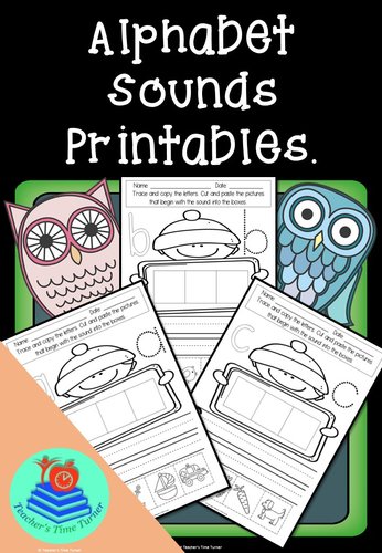 Alphabet Sounds Printables | Teaching Resources