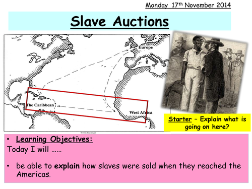 Slave Auctions | Teaching Resources