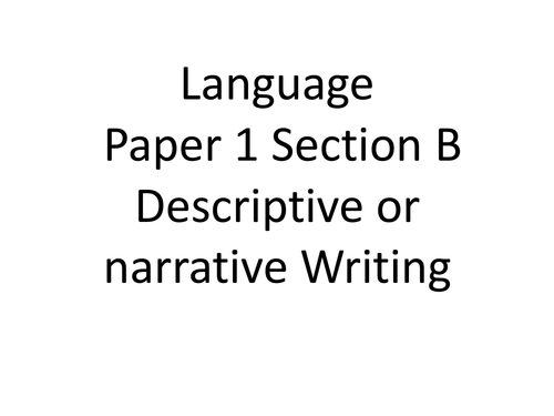 AQA Paper 1 Section B notes and activities | Teaching Resources