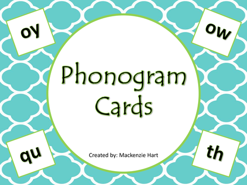 Phonogram Cards | Teaching Resources