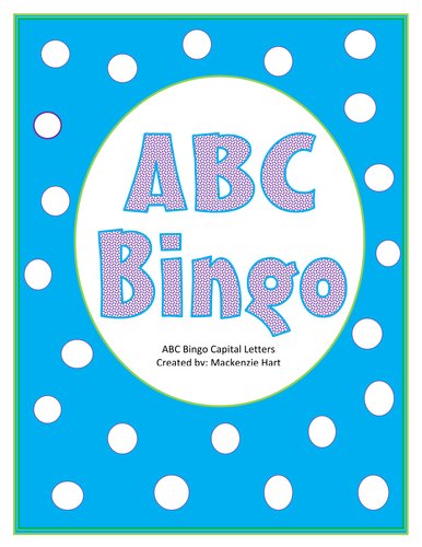 ABC Bingo Cards - Uppercase Letters | Teaching Resources