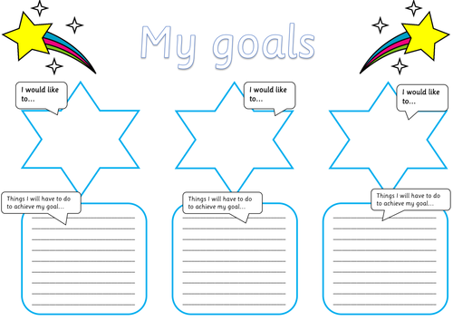 Goals & Steps to Achieve Posters by barang | Teaching Resources