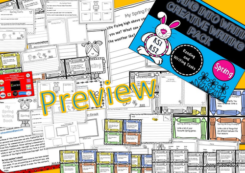 Creative Writing Pack (Summer Themed - KS1/KS2) by PollyPuddleduck - UK ...