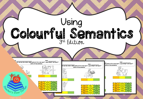 Colourful Semantics 3rd Edition | Teaching Resources