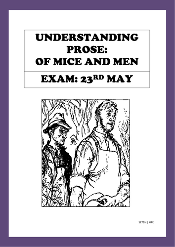 Of Mice and Men Booklet | Teaching Resources