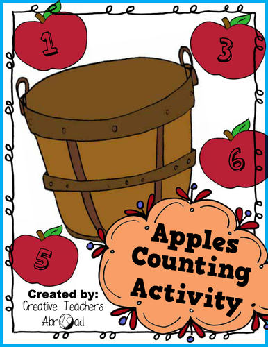 Apple Counting Activity - Printable | Teaching Resources