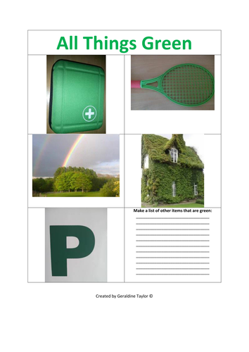 All things green | Teaching Resources