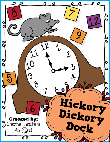 Hickory Dickory Dock Activity | Teaching Resources