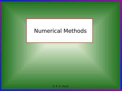 Numerical Methods (A-Level Maths/Further Maths) | Teaching Resources Numerical Methods (A-Level Maths/Further Maths) | Teaching Resources