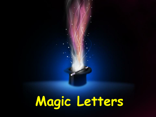 magic letters | Teaching Resources