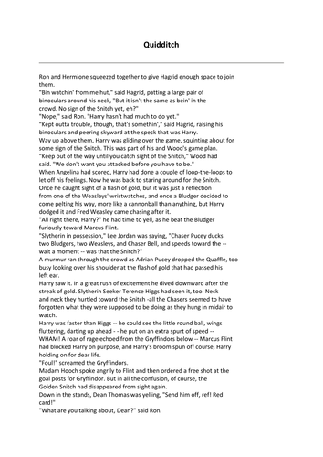 Harry Potter and the Philosopher's Stone KS2 comprehension | Teaching ...