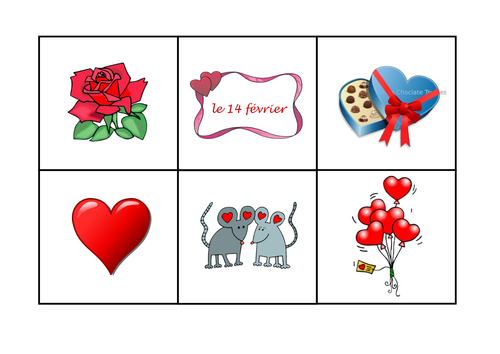 FRENCH - La Saint Valentin - game | Teaching Resources