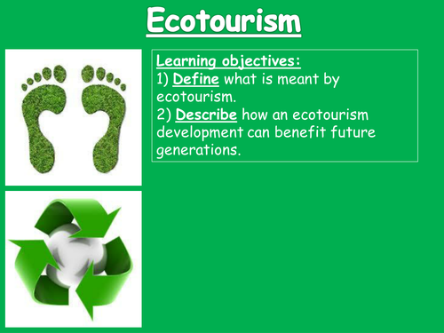 Eco-Tourism | Teaching Resources