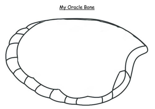 Blank Oracle Bone Template | Teaching Resources Blank Oracle Bone Template | Teaching Resources