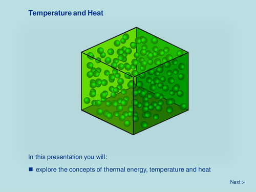 Heat Energy - Temperature and Heat | Teaching Resources