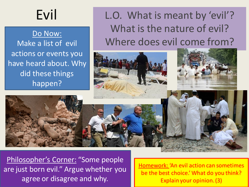 Evil | Teaching Resources