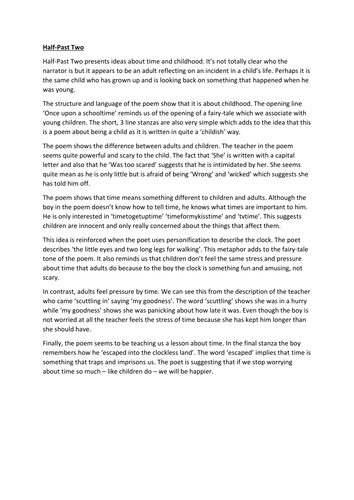 EDEXCEL CERTIFICATE IN LITERATURE POETRY ANALYSIS | Teaching Resources