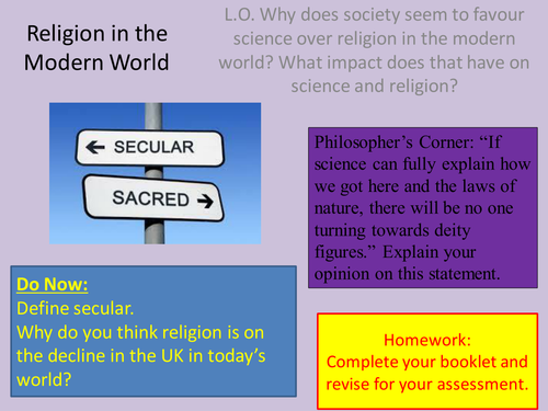 Religion in the Modern World | Teaching Resources