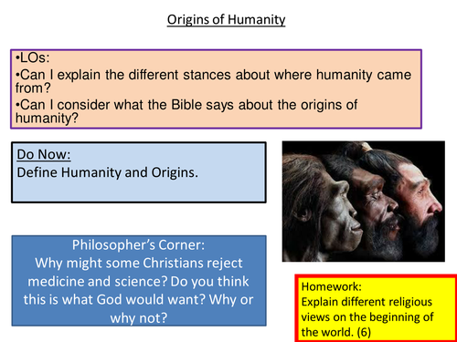 Origins of Humanity | Teaching Resources