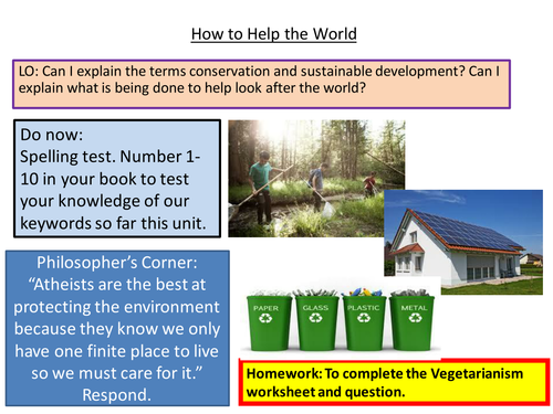 Responses to Environmental Issues | Teaching Resources
