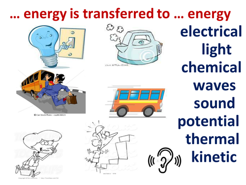 energy transfers | Teaching Resources energy transfers | Teaching Resources