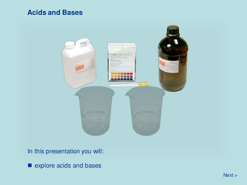 Acids and Bases - Introduction to Acids and Bases | Teaching Resources