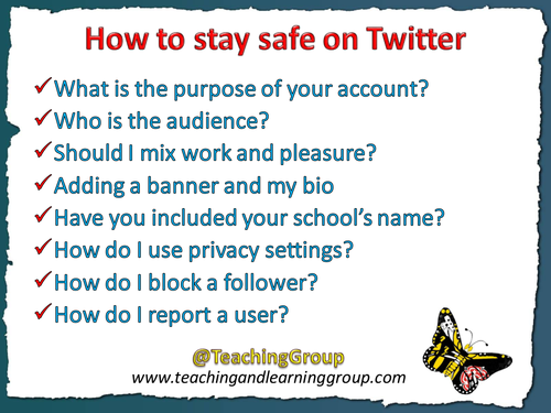 Guide for teachers on how to use Twitter and stay safe | Teaching Resources