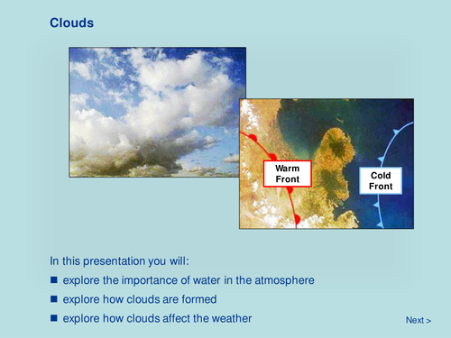 Earth Systems - Clouds | Teaching Resources