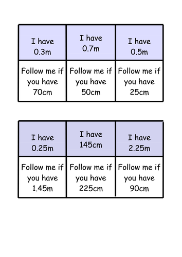 Cl;ass set of 'Follow Me' cards - Decimals | Teaching Resources