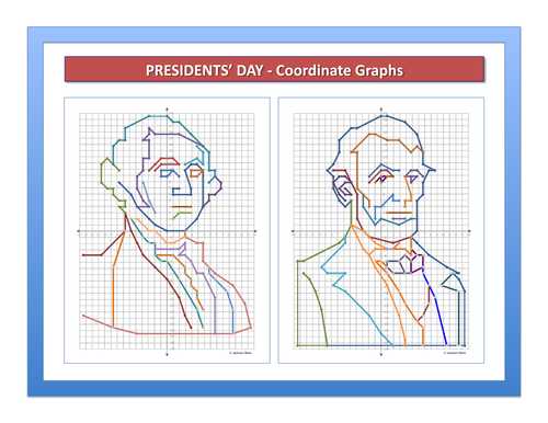 Presidents' Day - Coordinate Graphs | Teaching Resources