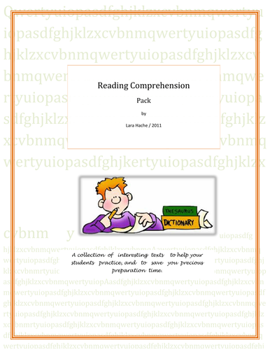 Reading Comprehension practice Pack. | Teaching Resources