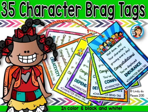 Brag tags - Character Education | Teaching Resources