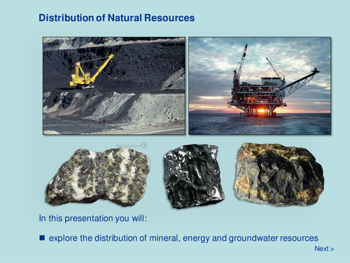 Lesson 1: Natural Resources on Earth by - UK Teaching Resources - TES