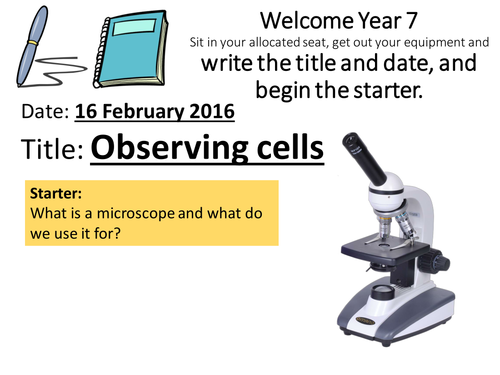 KS3 Cells Whole Topic | Teaching Resources