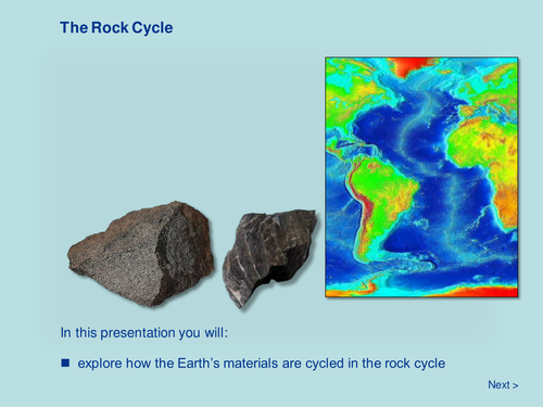 The structure of the earth, rocks and the rock cycle full scheme of ...