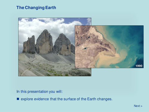 Earth Systems - The Changing Earth | Teaching Resources