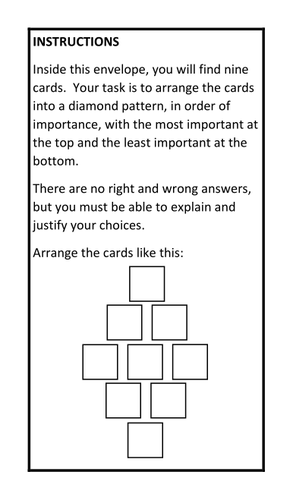 Diamond 9 - Musical Elements by Nelehmum - Teaching Resources - Tes