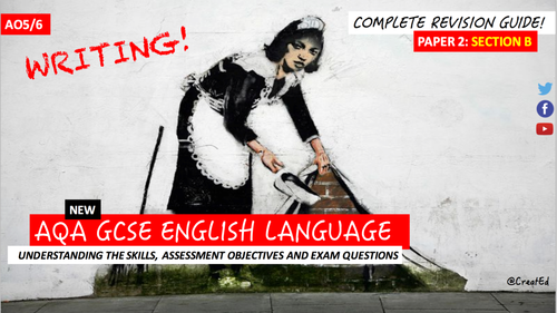 New GCSE English Language, Paper 2 Section B, Non Fiction Writing ...