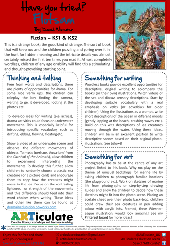 Literacy planning KS2 Flotsam by lisa7177 - Teaching Resources - TES