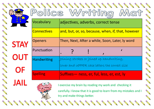 Yr 2 Writing mat to match framework standards | Teaching Resources