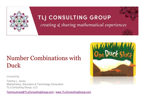 Number Combinations with Duck | Teaching Resources