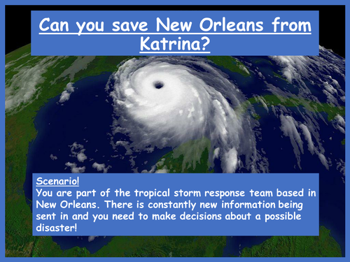 Hurricane Katrina DME (Tropical Storms) | Teaching Resources