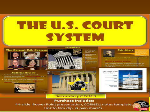 The Court System by - UK Teaching Resources - TES
