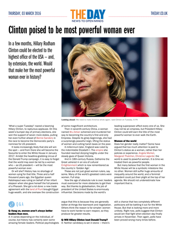 News articles for teaching: US Election 2016 by The_Day - Teaching ...