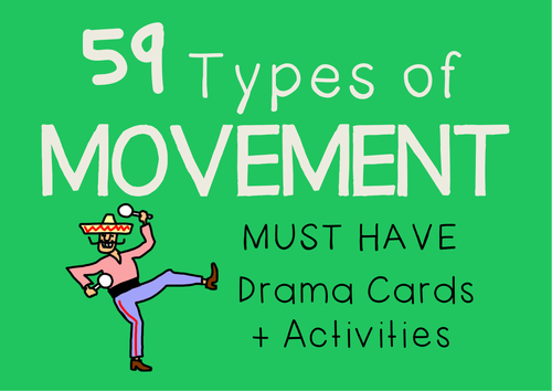 MOVEMENT Drama Cards + Learning Activities | Teaching Resources