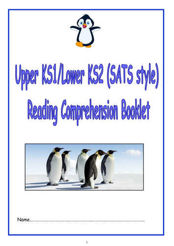 KS1/LKS2 SATS style Reading Comprehension Booklet 1 | Teaching Resources